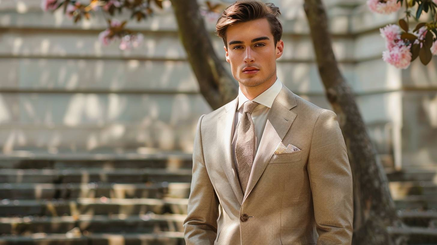 How to Style a Men’s Beige Suit for Every Occasion - Groomlook