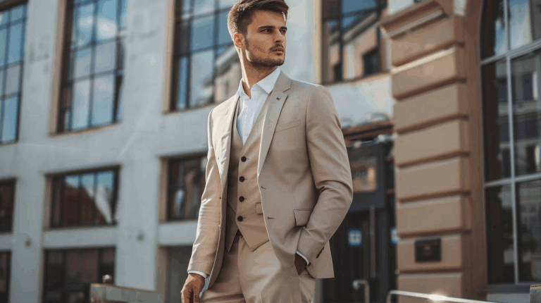 How to Style a Men’s Beige Suit for Every Occasion - Groomlook