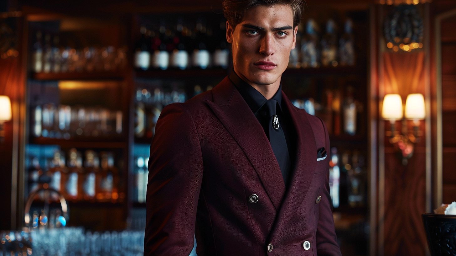 How to Style a Maroon Suit: Combinations That Work Every Time - Groomlook